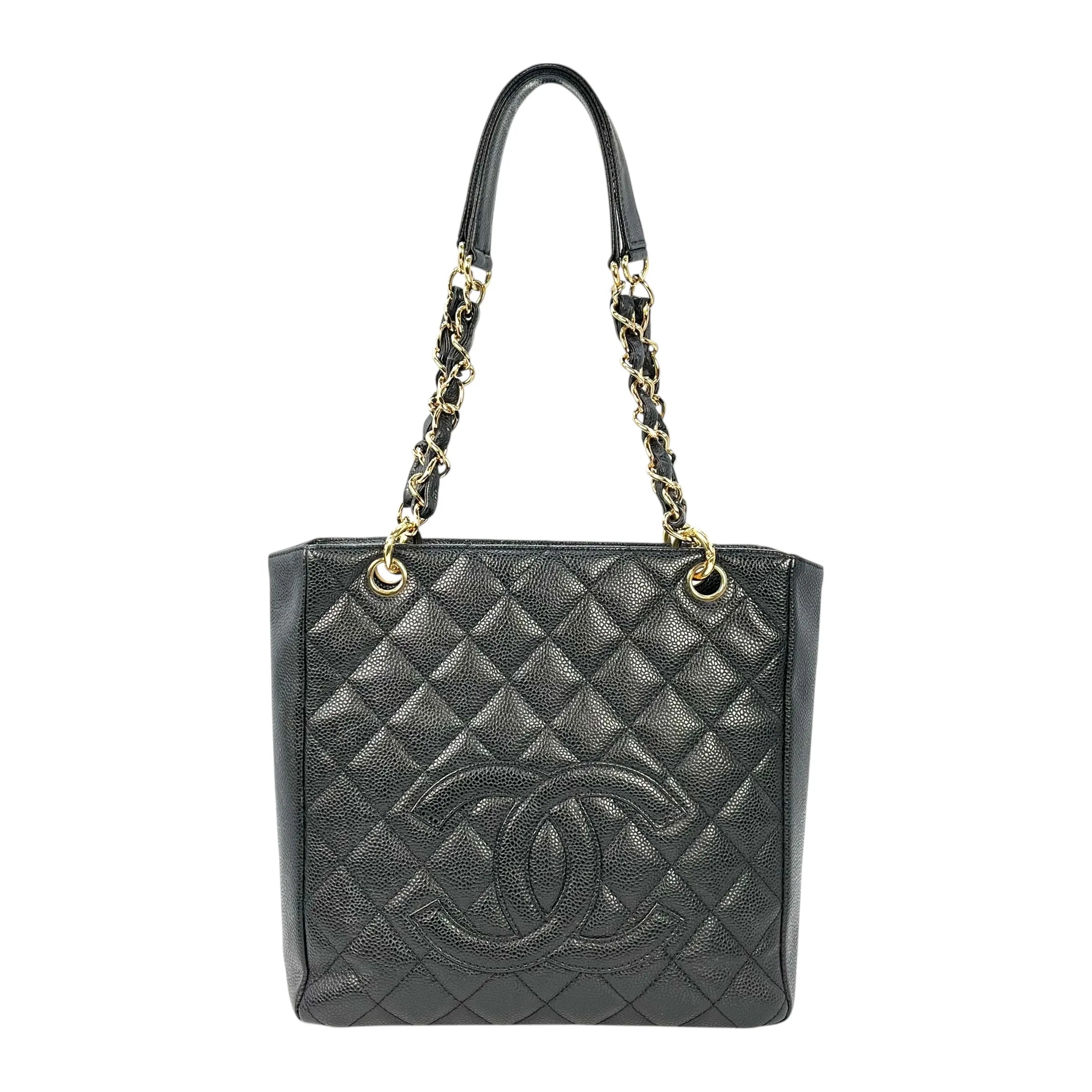CHANEL PST Cain Tote Bag - Black – Feed Festa